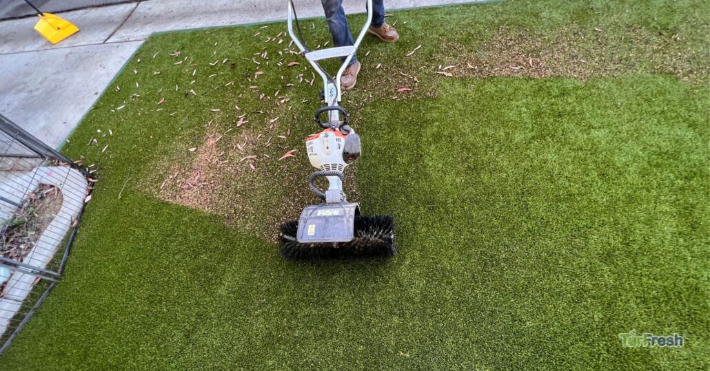 How to Power-Broom Artificial Turf Correctly | TurFresh